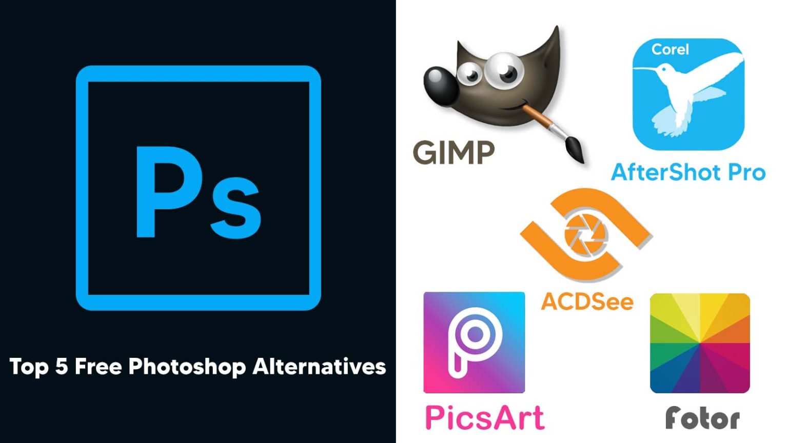 Top 5 Free Photoshop Alternatives You should Try
