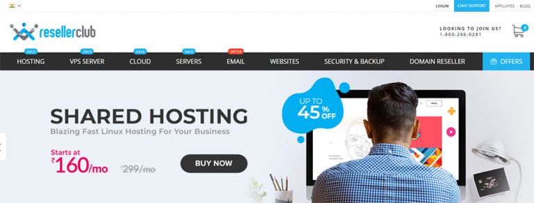 Reviews of resellerclub.com (best WordPress hosting in India) 2024
